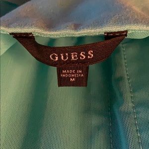 Guess | Dresses | Teal Bodycon Mini Dress By Guess | Poshmark